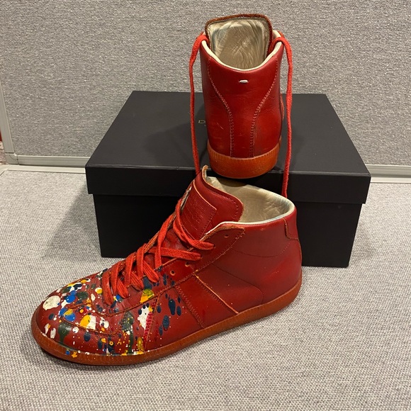 Maison Martin Margiela | Shoes | Maison Martin Margiela Paint Splatter ...